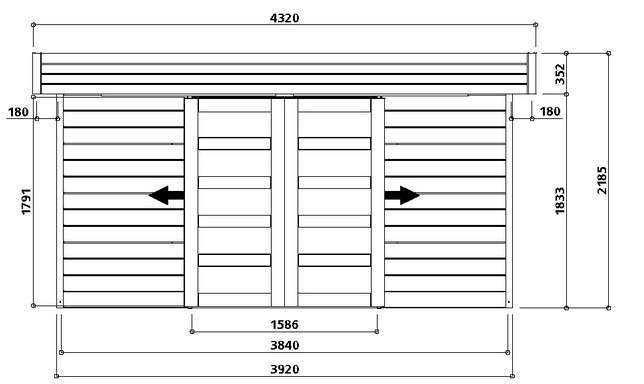 Abris de jardin - 10 à 15m2 › Comptoir des Bois