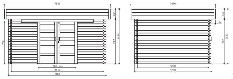 Abris de jardin - 10 à 15m2/ › Comptoir des Bois